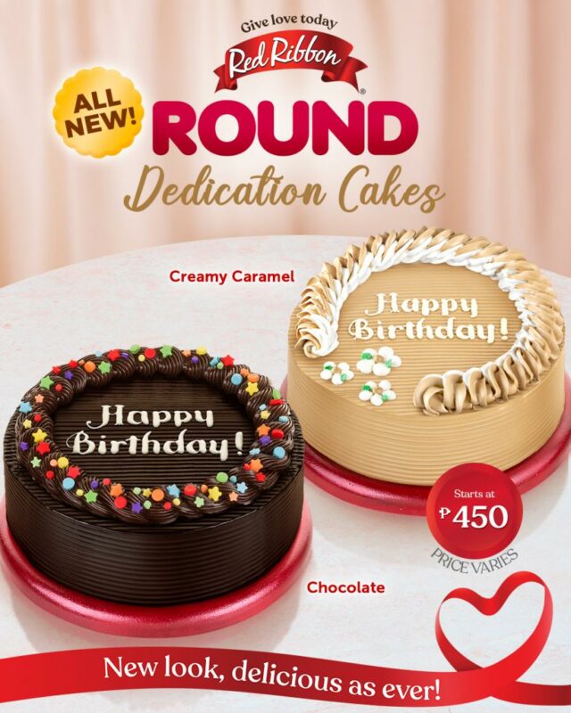Make your celebrations special all year round with Red Ribbon’s Round ...
