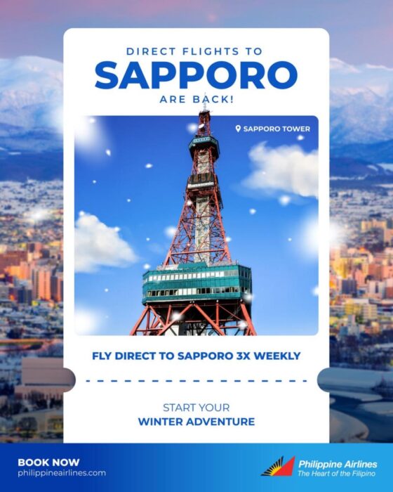 PAL returns to Sapporo via seasonal flights | BMPlus